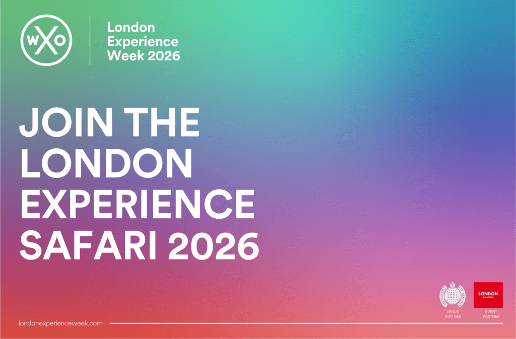 Showcase your experience at London Experience Safari 2026 — WXO